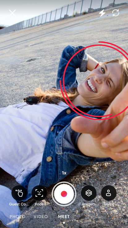 Meetモードの開始 – Pivo サポートハブ