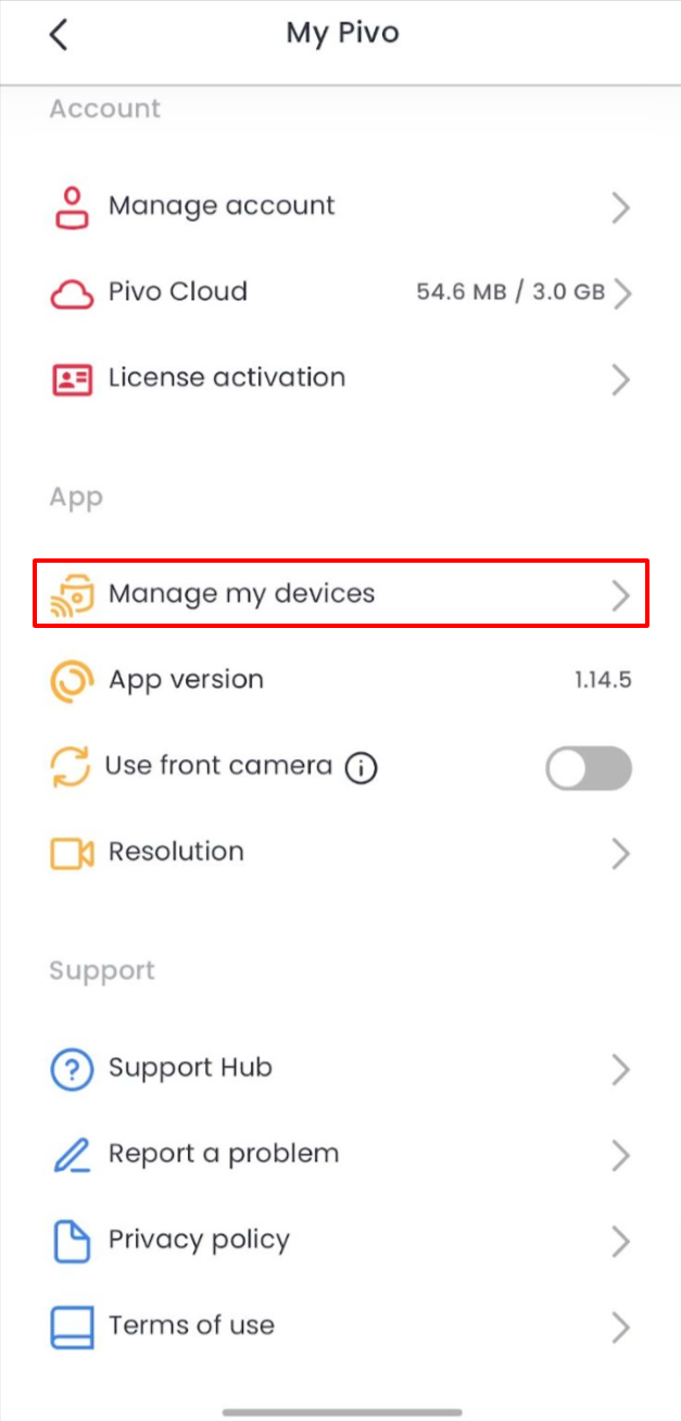 How to check the Pod's serial number – Pivo Support Hub